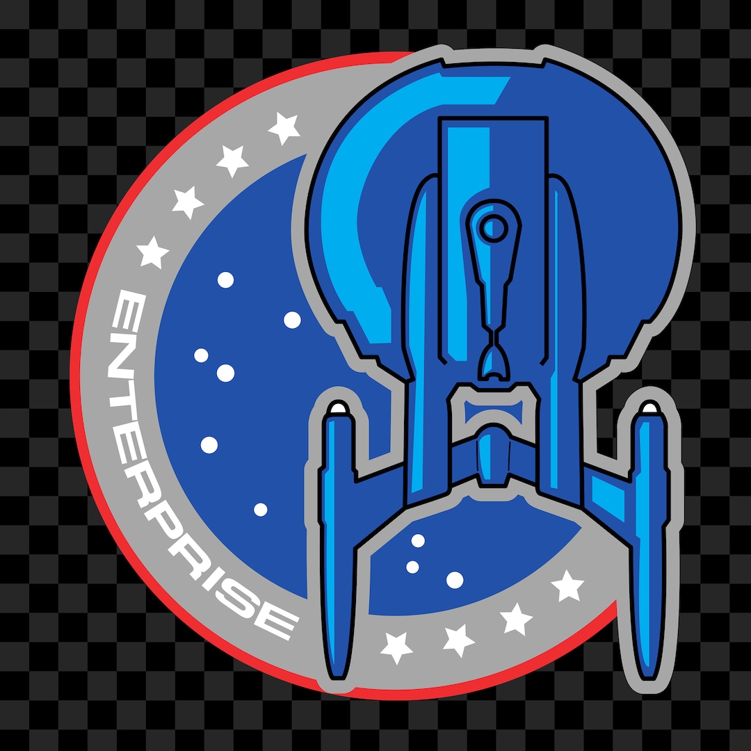 USS Enterprise Vinyl Decal Sticker - Etsy