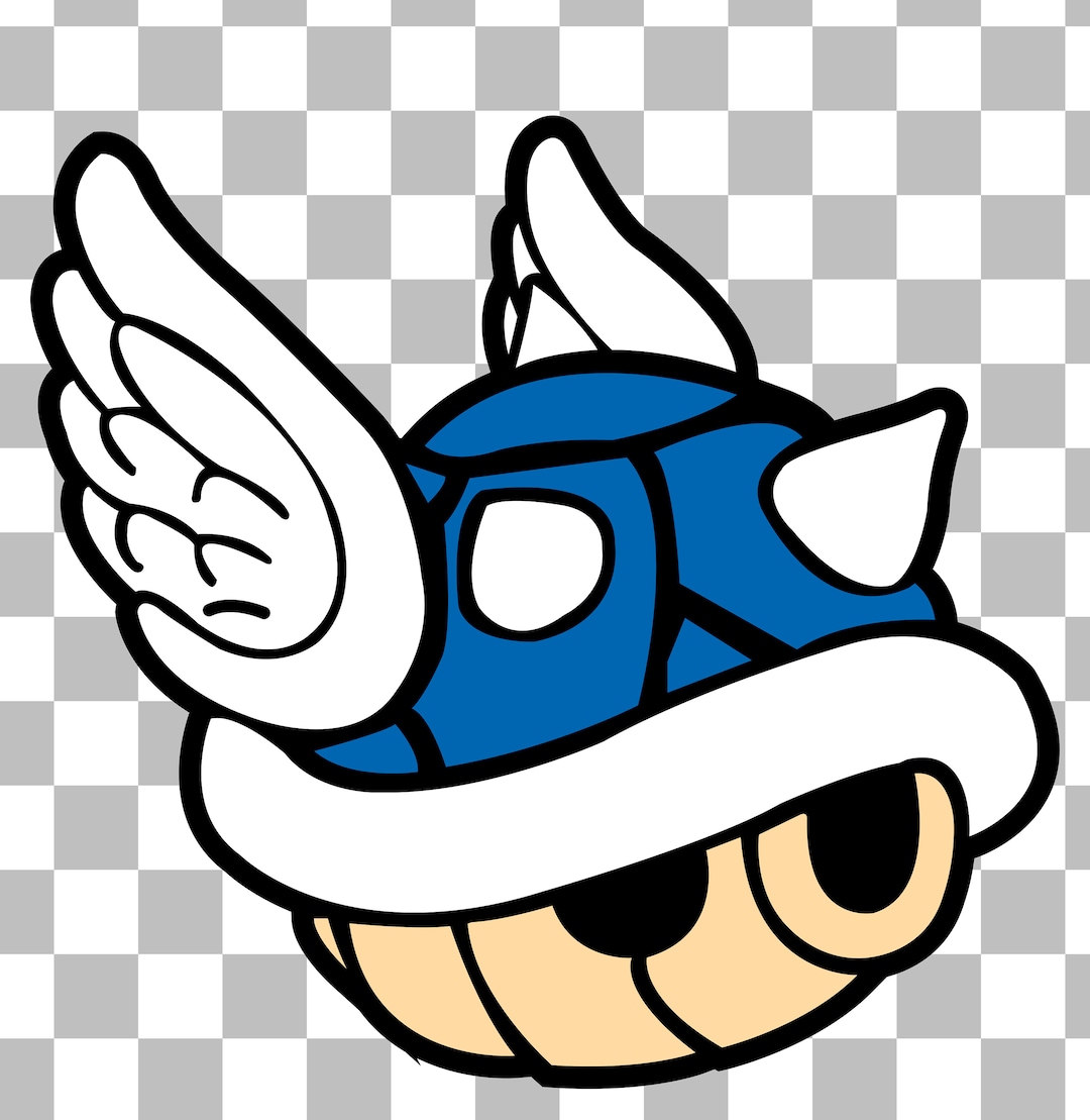 Mario Kart Blue Shell Vinyl Decal Sticker - Etsy Canada