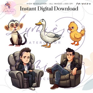 Magic Friends Clipart~ Set of 15+ Iconic Characters~ My Best Friend PNG ...