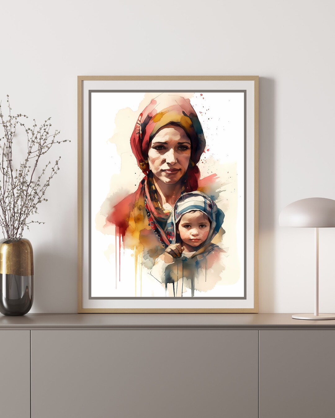 Mother and Baby ~ High Resolution ~ LARGE Digital Printable ~ Mother's ...