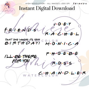 Magic Friends Clipart~ Set of 15+ Iconic Characters~ My Best Friend PNG ...