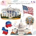 US Presidents Clipart~set of 25 Cute President Caricatures ~capital ...