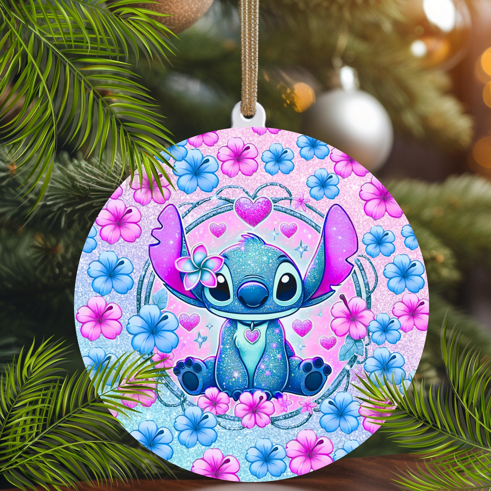 Cartoon Character Sti-tch Wind Spinner PNG, Vibrant Wind Spinner, Round ...