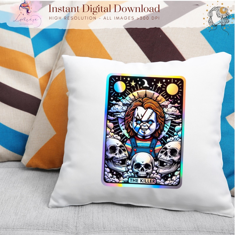 Horror Movie Tarot Cards PNG, Tarot Card Bundle, Horror Charctrer Png ...