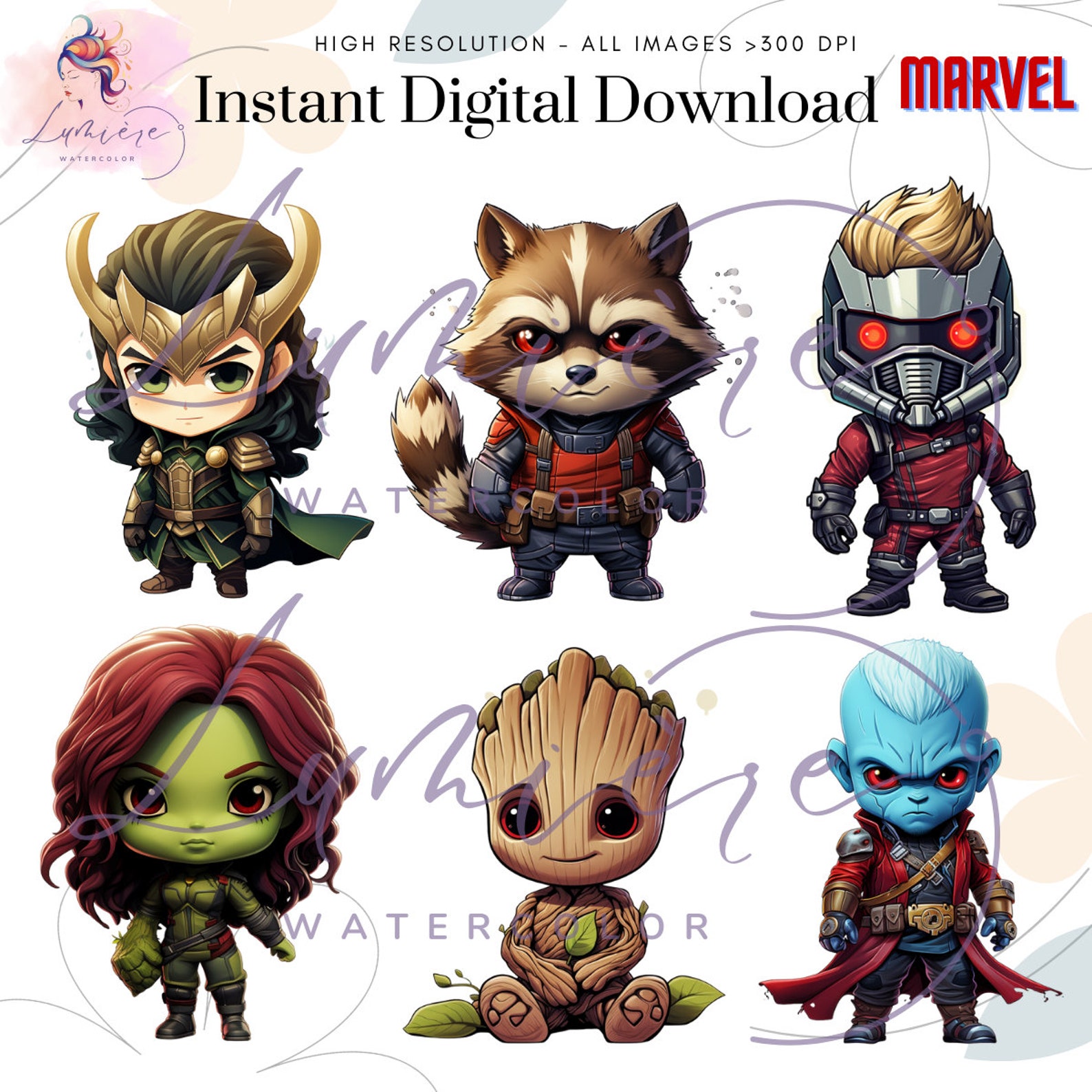 Superheroes Clipart Bundle 22 Cute Characters High - Etsy