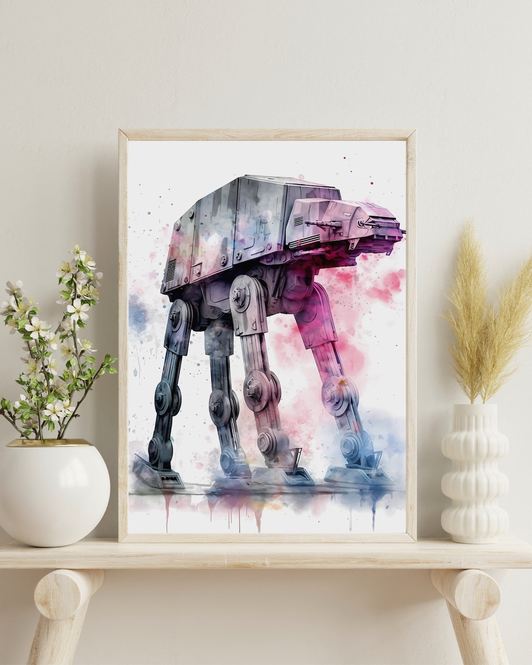 Space Wars Walker Print ~ Walker Painting~ Space Wars Fan Art ...