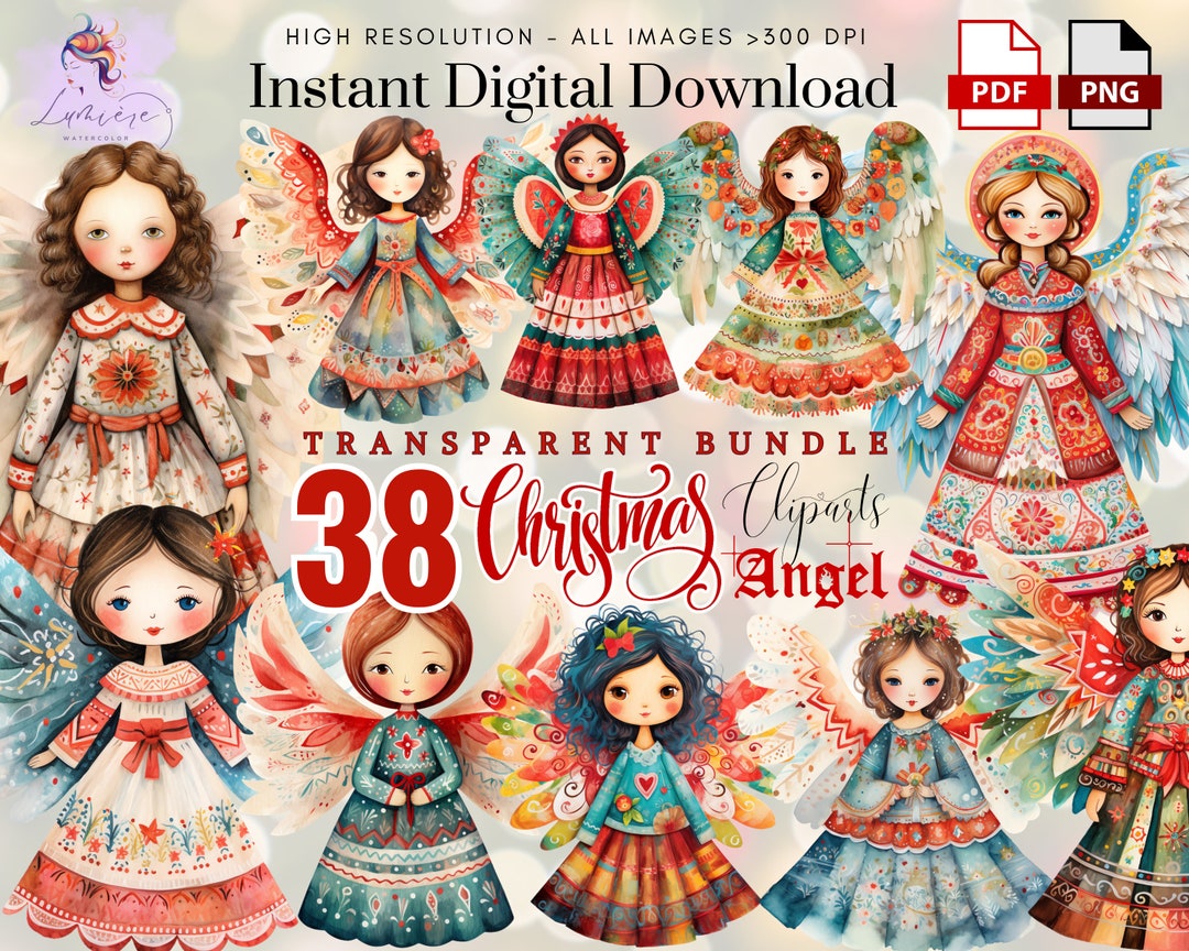 Whimsical Angel Doll 38 Quirky Mixed Media Angle Dolls Scrapbooking ...