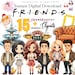 Magic Friends Clipart Set of 15 Iconic Characters My Best - Etsy