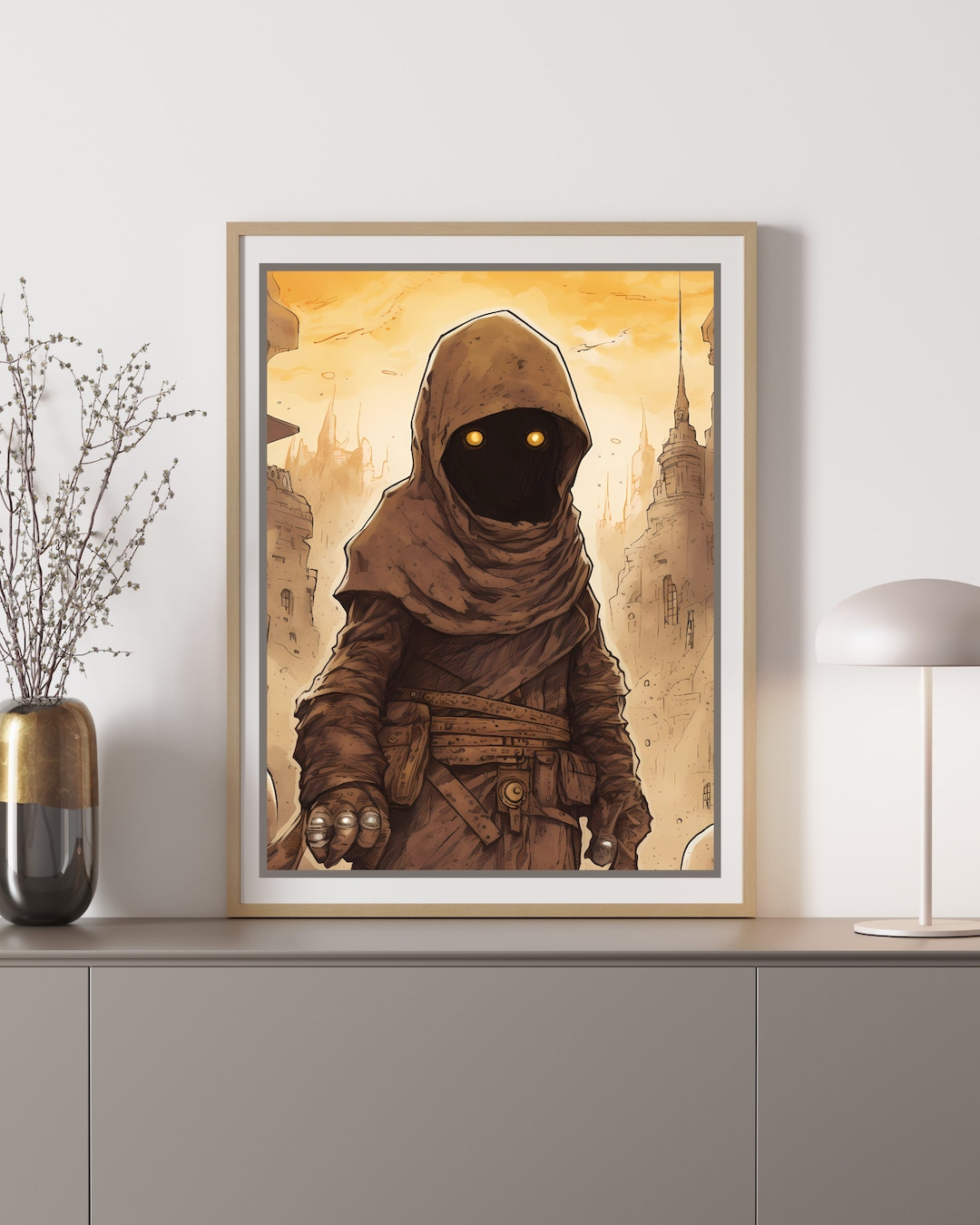 Jawa Digital Print Jawa Painting Space Wars Fan Art - Etsy