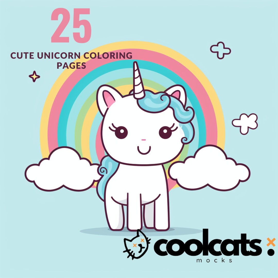 Delightful Cute Unicorn Coloring Pages for Girls | Printable Fun ...