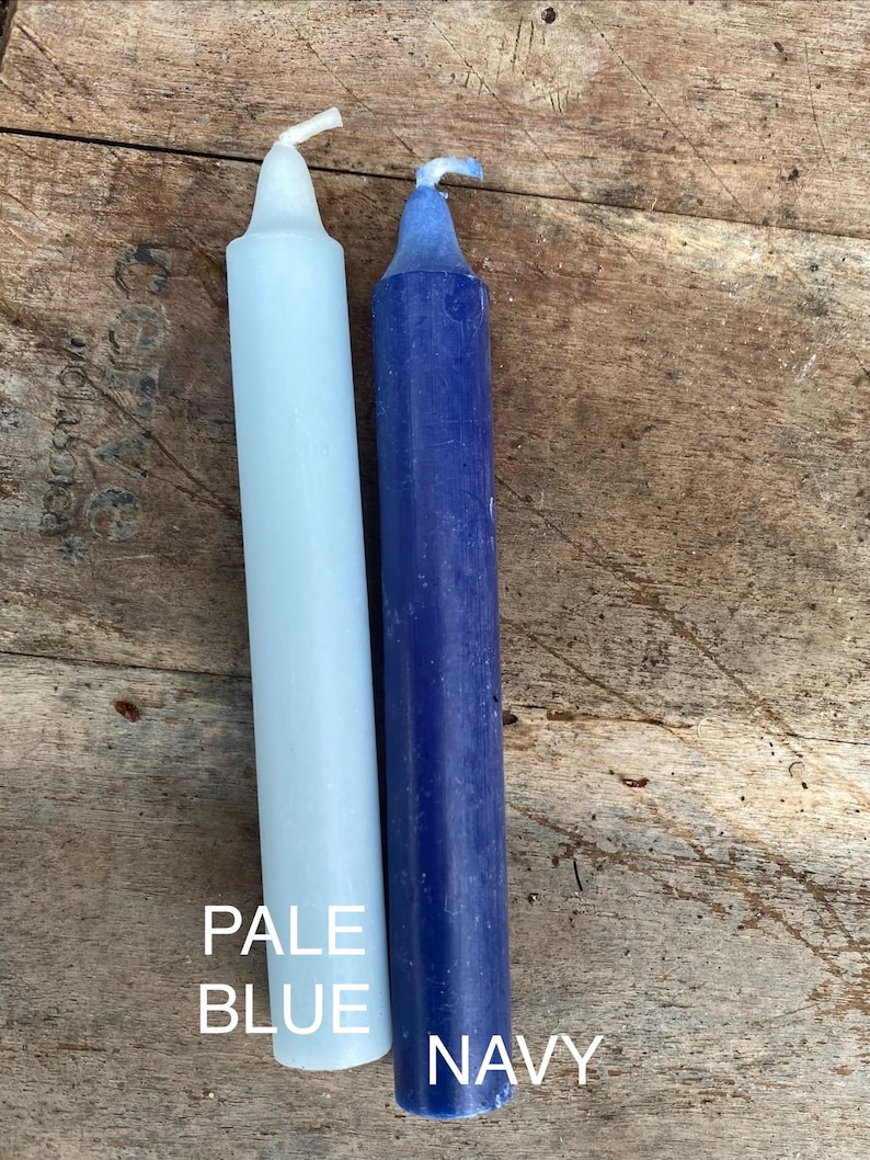 Mini Wish Candles: Colored Ritual Chime Candles., Handmade - Etsy Australia