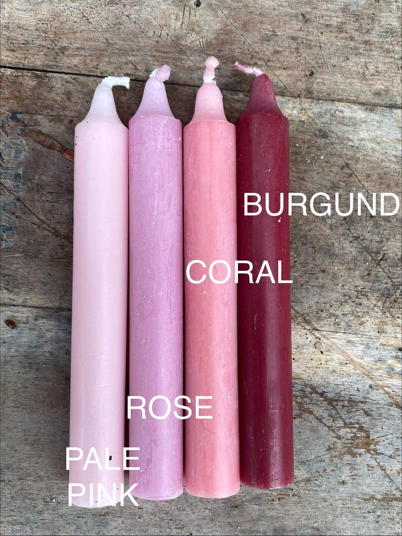 Mini Wish Candles: Colored Ritual Chime Candles., Handmade - Etsy Australia