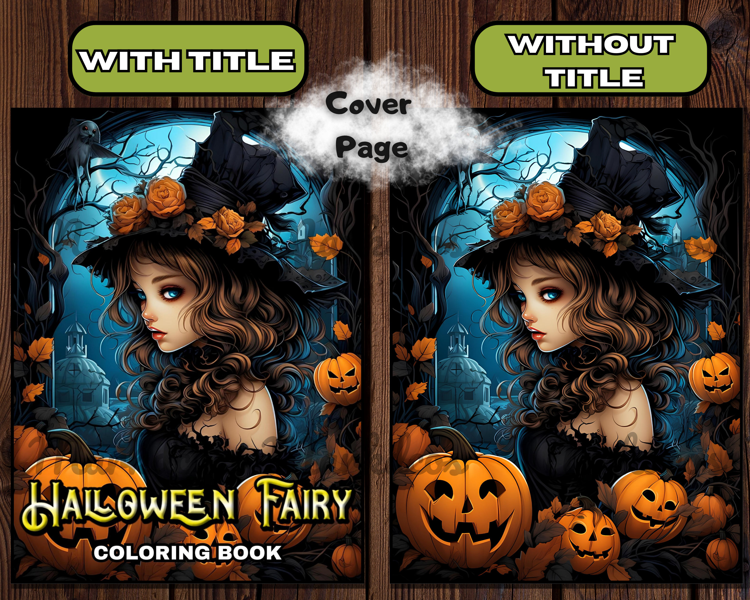 35 Halloween Fairy Girls Coloring, Adults Kids Coloring Pages ...