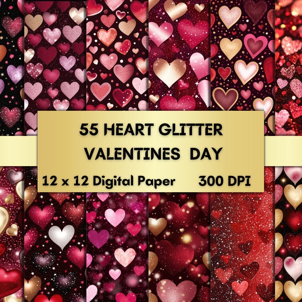 Glitter Digital Paper - Etsy