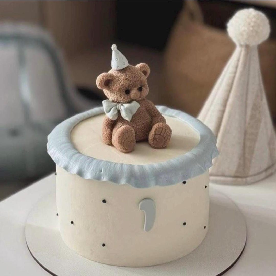 Fondant Teddy Bears Cake Topper,bear Cake Topper,teddy Cake Topper ...
