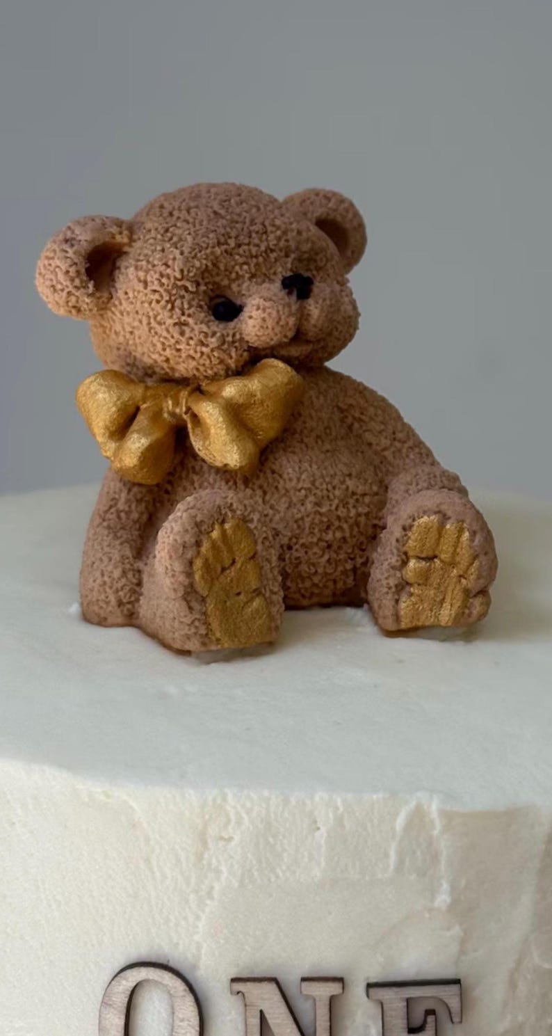 Fondant Teddy Bears Cake Topper,bear Cake Topper,teddy Cake Topper ...