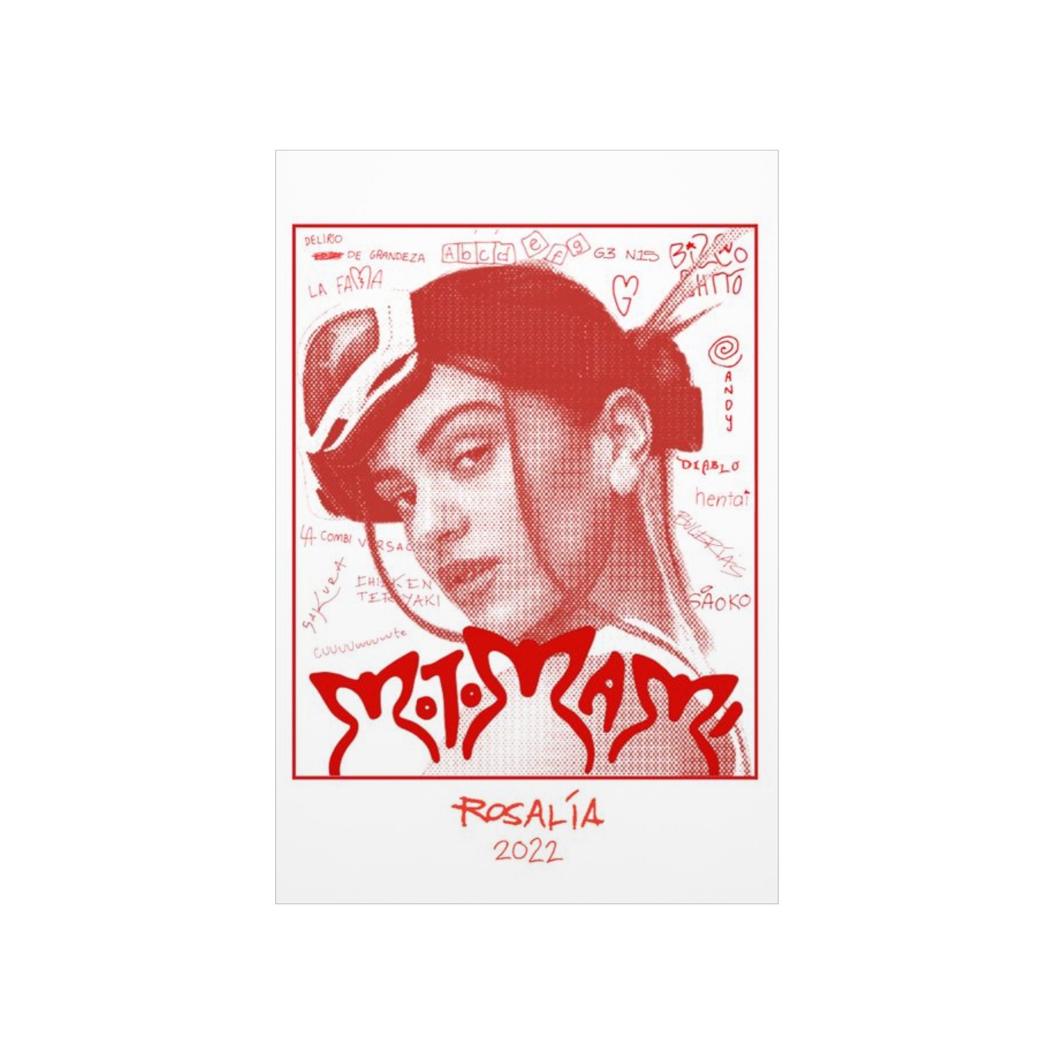 Rosalía Motomami Póster, Rosalia Poster, Póster De Cantante Rosalía ...