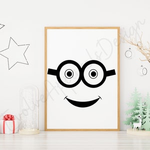 Minion Face Svg, Minion Face Vector, Minion Eyes, Cute Minion, Minion ...