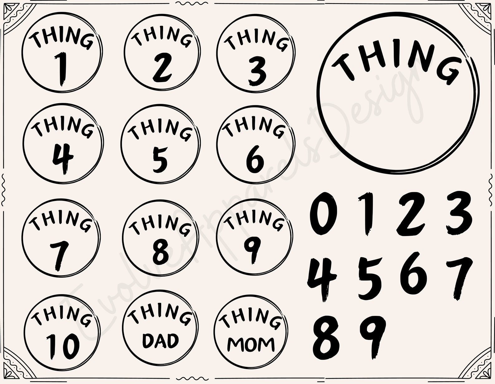 Thing 1 Thing 2 SVG Cut File, Thing Dad Svg,,thing Mom Svg,thing Svg ...