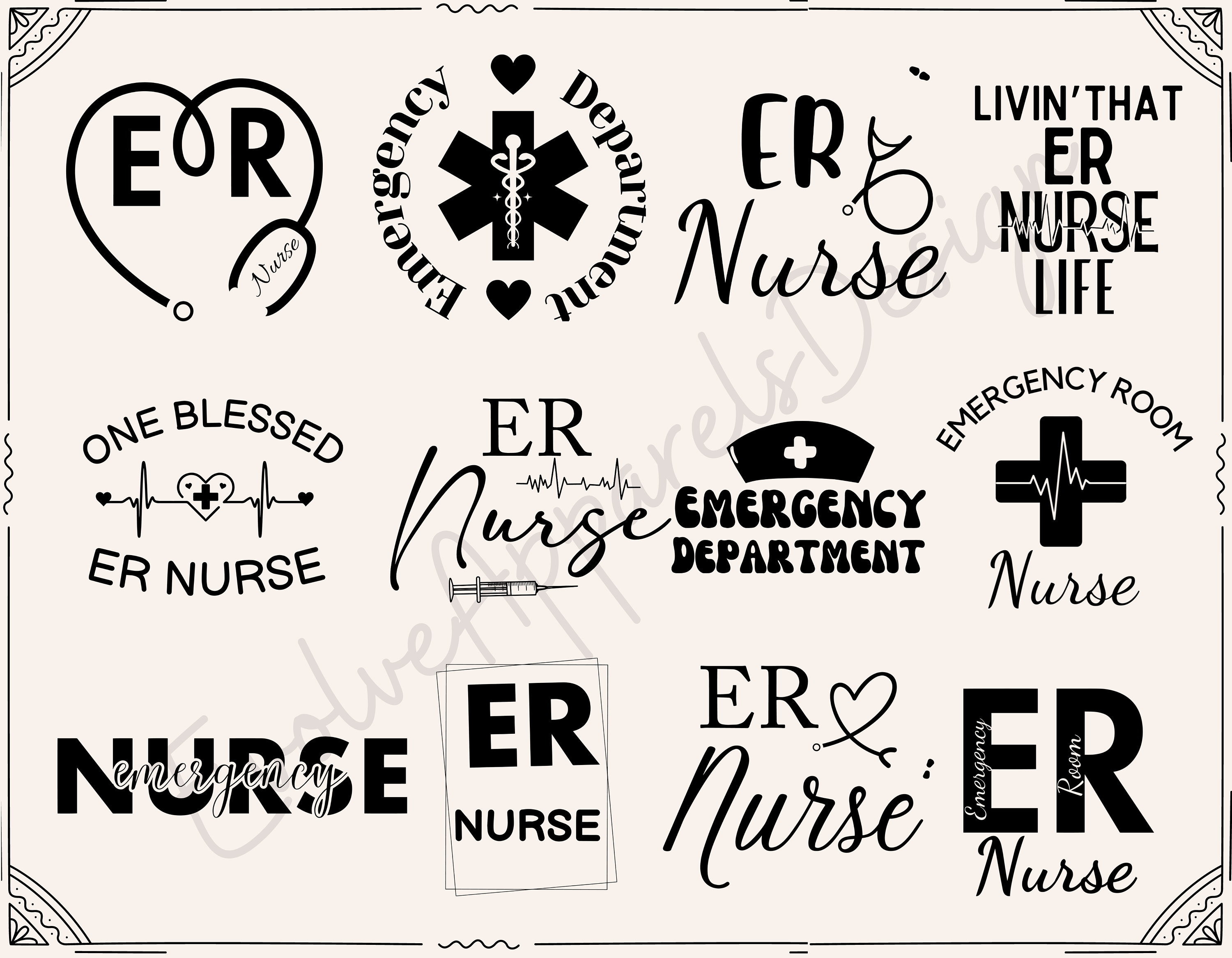 ER Nurse SVG, Faboolous Nurse Svg, Emergency Room Nurse Svg, Er Nurse ...