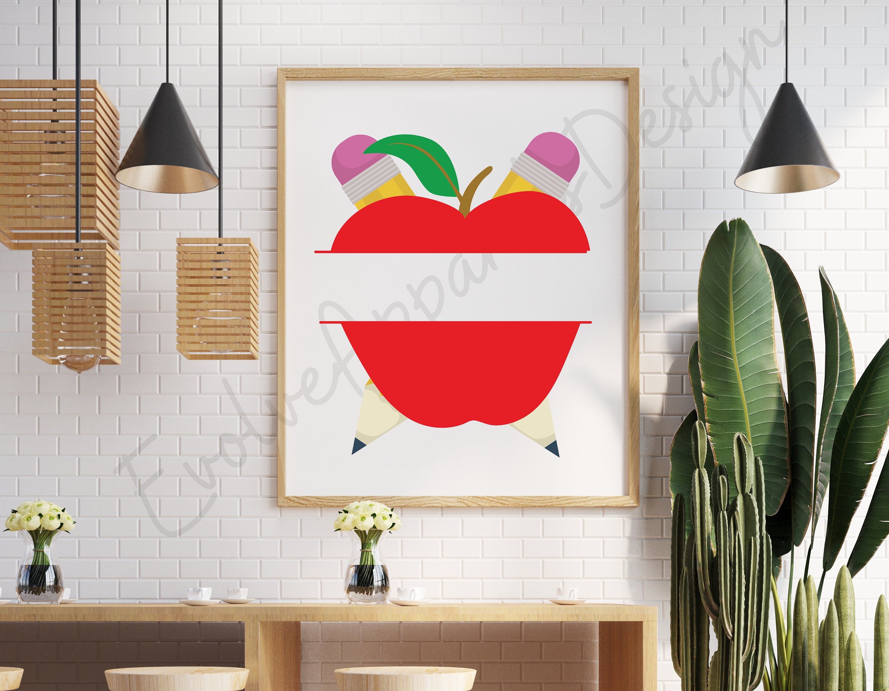 Apple SVG, Apple Cut File,apple Monogram Svg, Apple Clipart,apple ...
