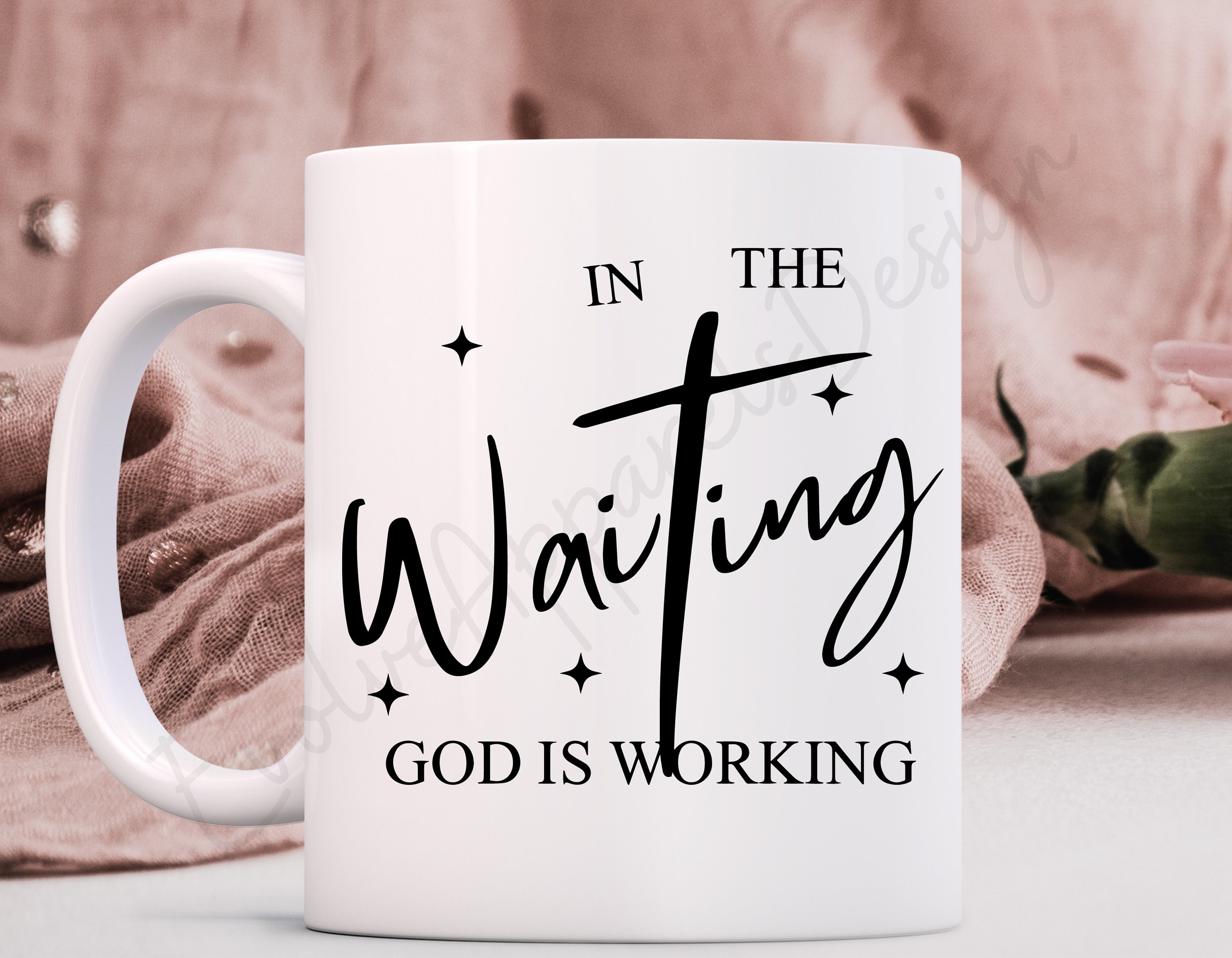 In the Waiting God is Working SVG PNG Pdf,faith Svg,motivational Svg ...