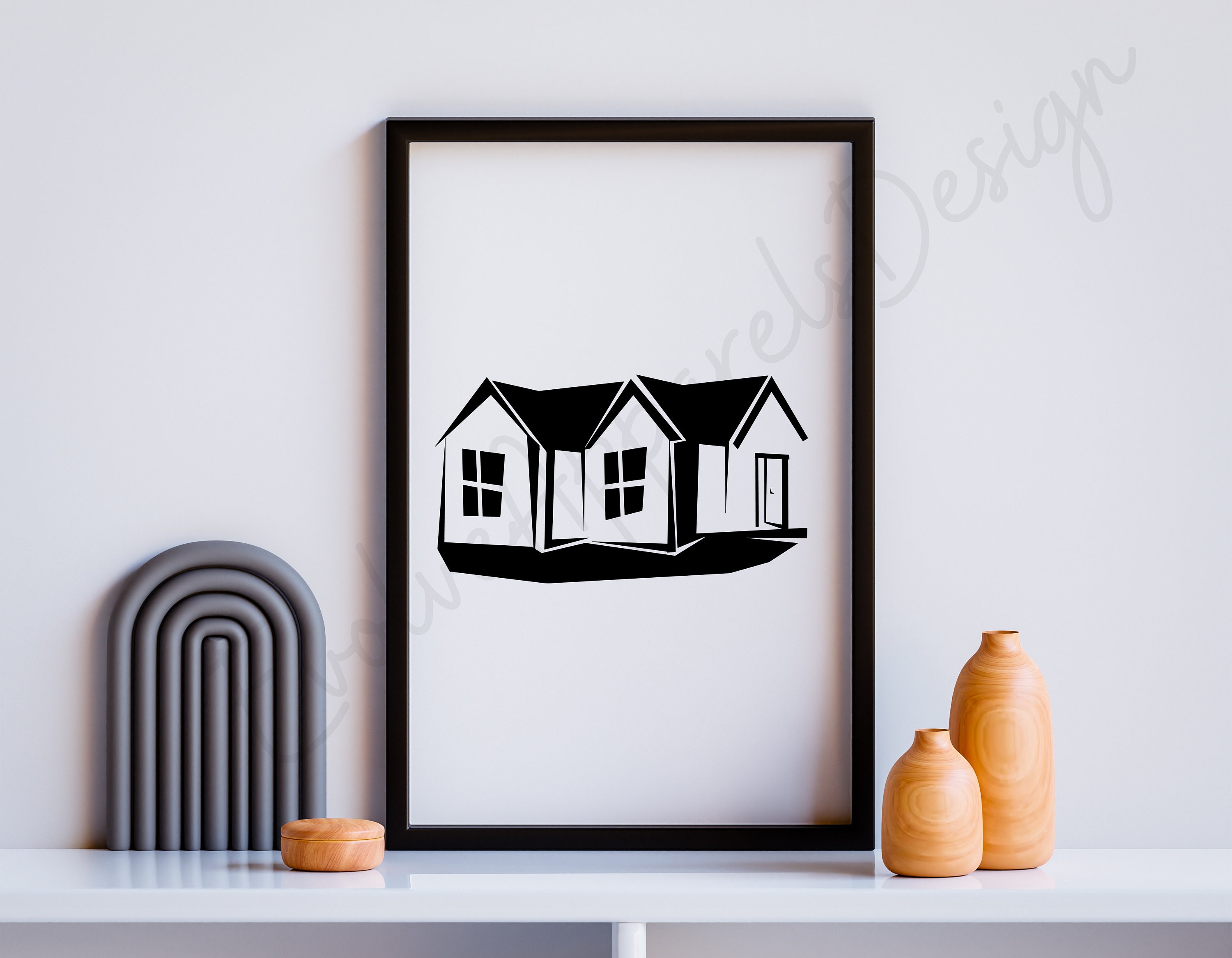 40 Little House Svg Bundle, Floral House Svg, Tiny House Svg, Roof ...