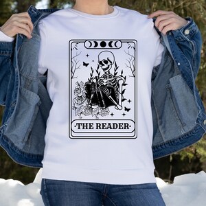 The Reader Tarot Card SVG, the Reader Svg, Reading Svg, Book Lover Svg ...