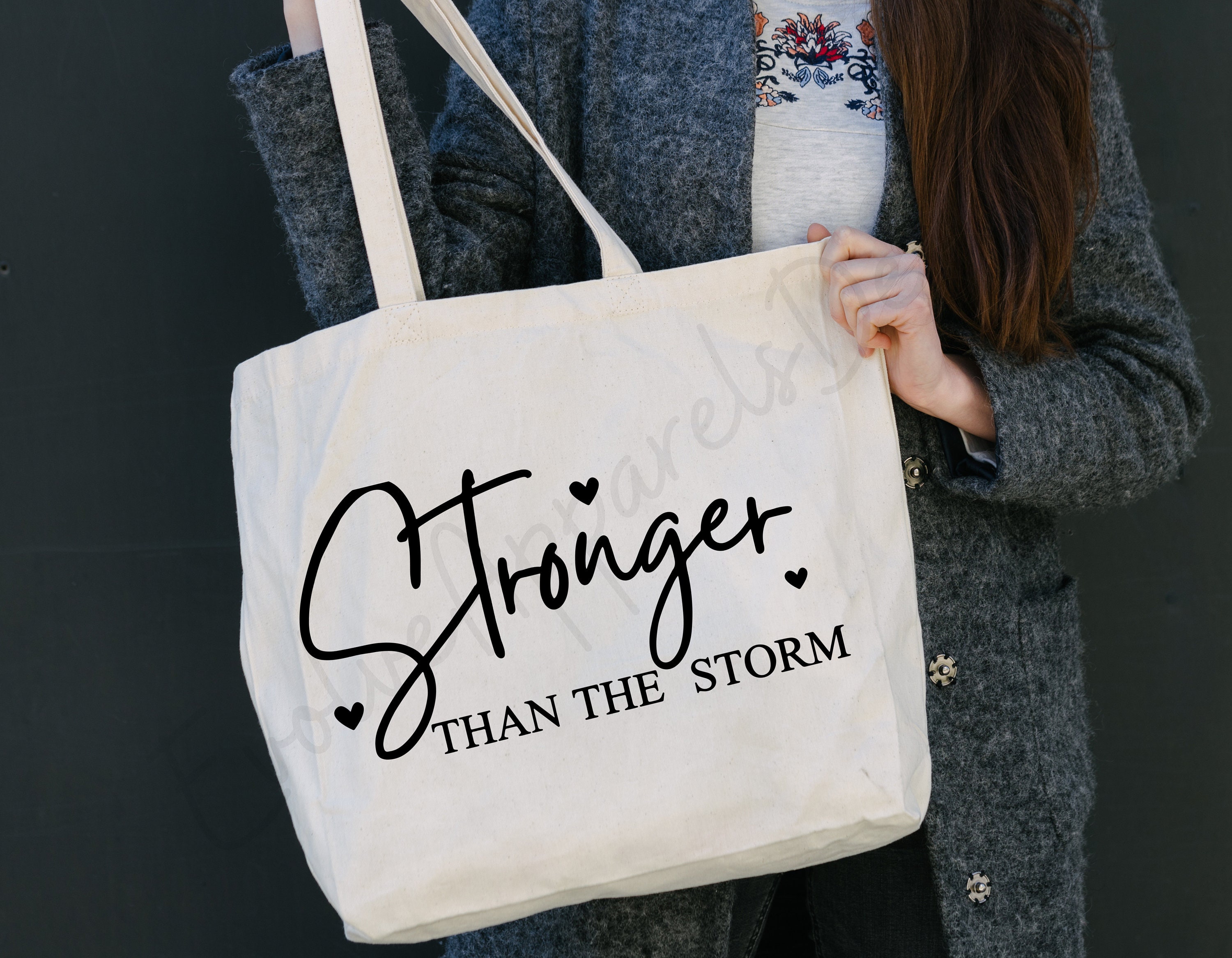 Stronger Than the Storm Svg, Positive Quote Svg, Inspirational Quotes ...