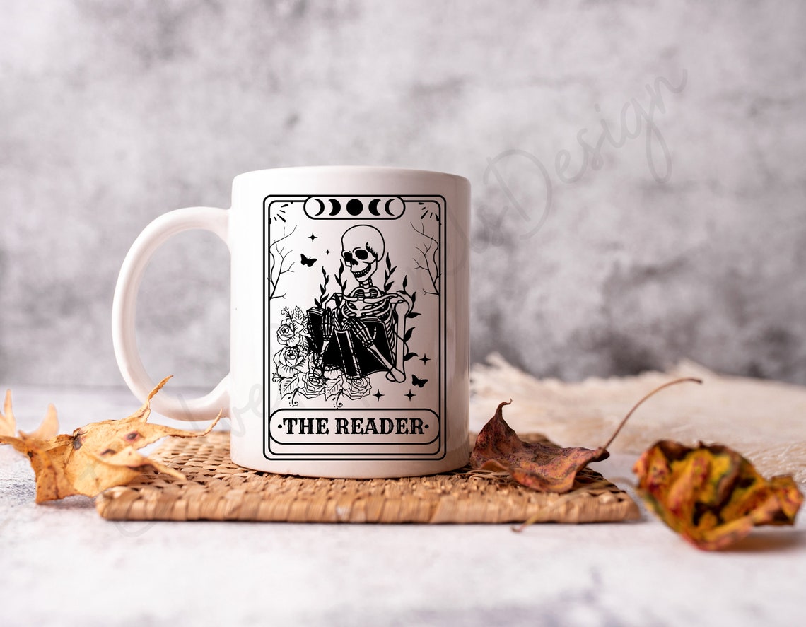 The Reader Tarot Card SVG, the Reader Svg, Reading Svg, Book Lover Svg ...