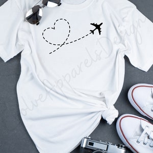 Airplane Path Bundle SVG PNG Files for Cutting Machines, Digital ...