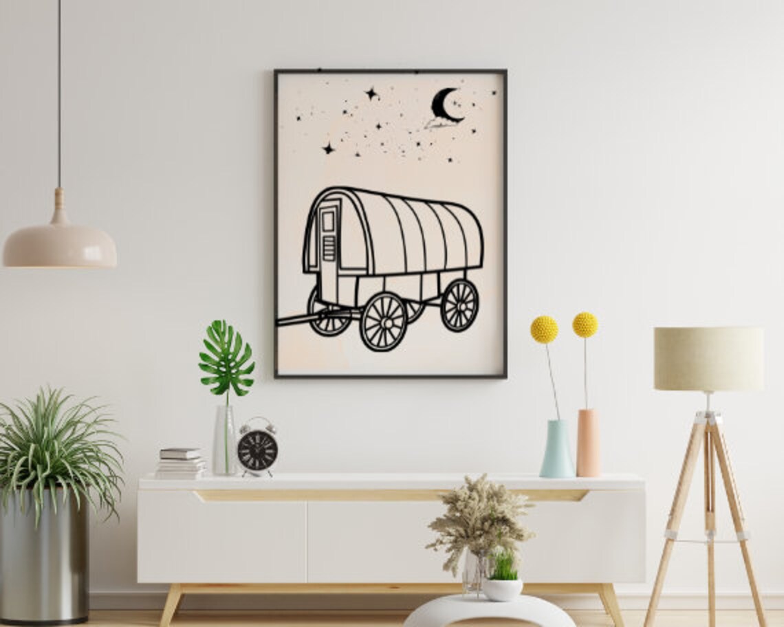 30 Wagon SVG Bundle, Gypsy Caravan Svg, Gypsy Wagon Clipart, Gypsy ...