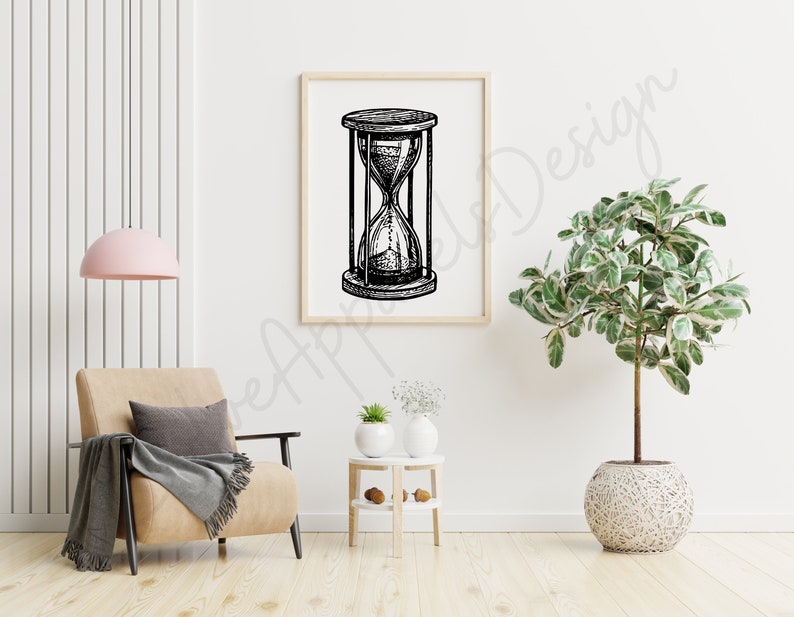 Hourglass SVG, Sand Clock Svg, Sand Time SVG, Clock Svg, Hourglass Cut ...