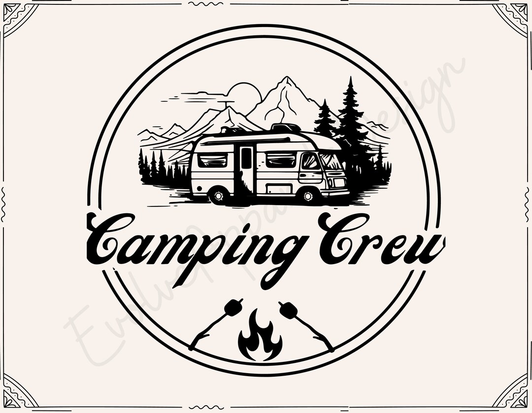 Camping Crew Svg,camping Life,campfire Svg,camp Svg,camping Shirt Svg ...