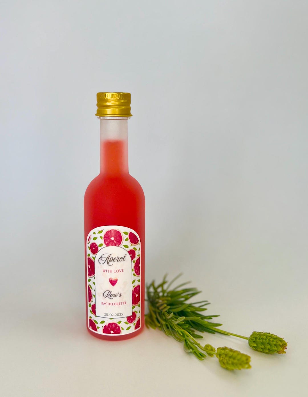 Fill Your Own Bottle, Aperol Spritzer Frosted Glass Bottle, Aperol ...