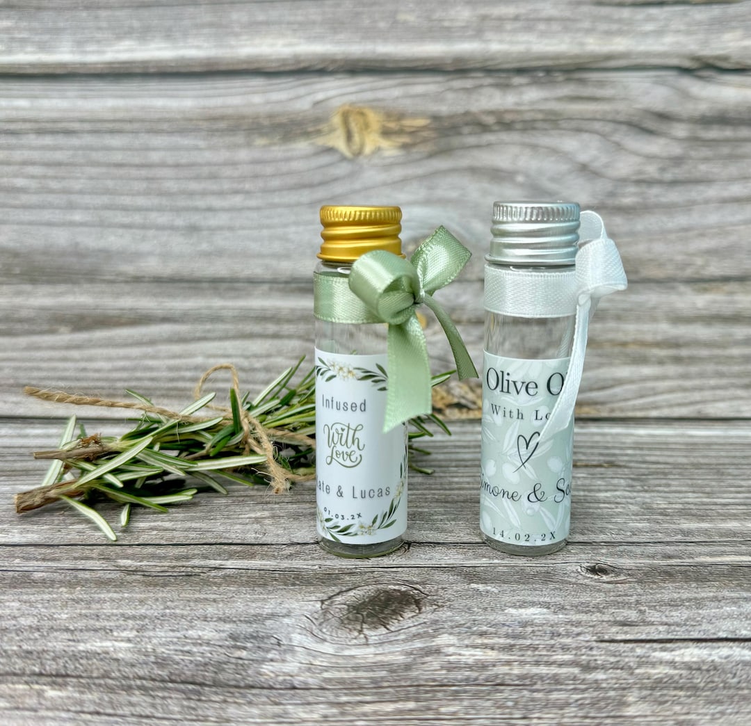 Fill Your Own Mini Olive Oil | Personalized Olive Oil Wedding Favors ...