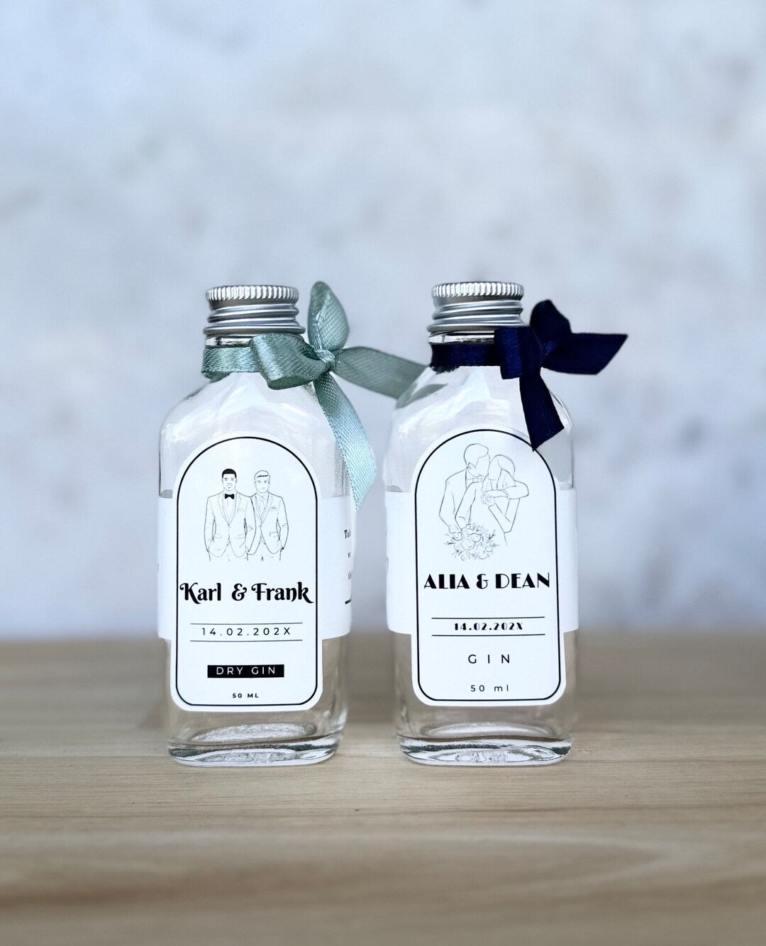 Wedding Favors | Fill Your Own 50ml Spirits Bottle | Fill Your Own ...
