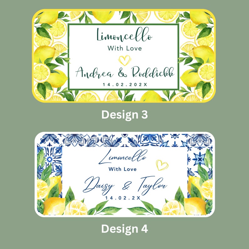 Limoncello Bottle Wedding Favors | Personalized Label, Amalfi Coast - Etsy