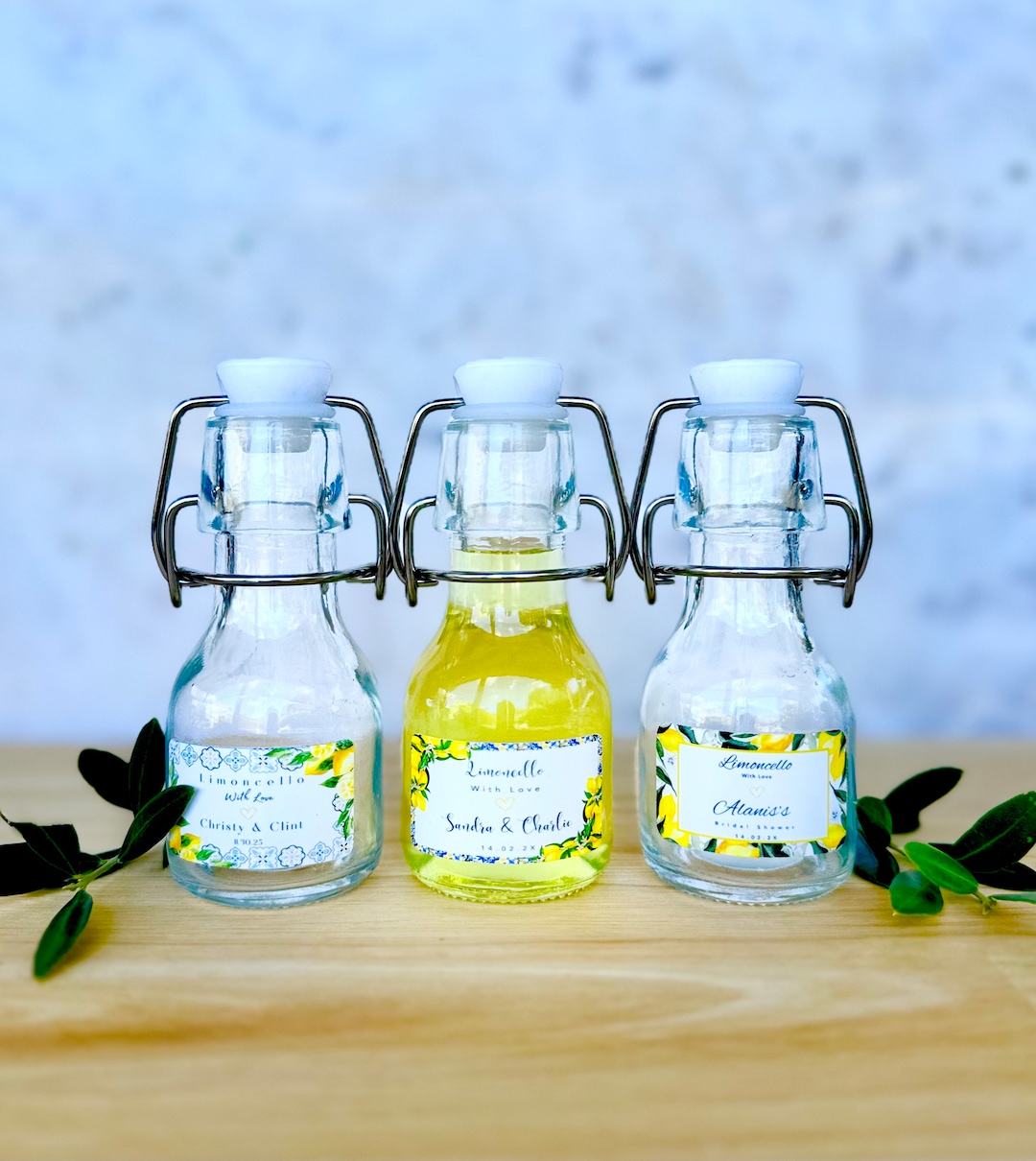 Wedding Favors | Fill Your Own Limoncello Bottle | Limoncello ...