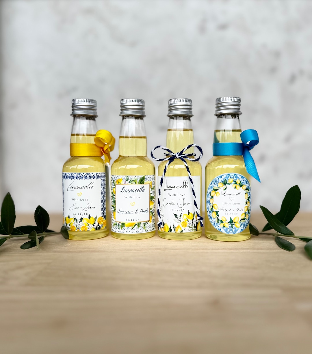 Wedding Favors | Fill Your Own Limoncello Bottle | Limoncello ...