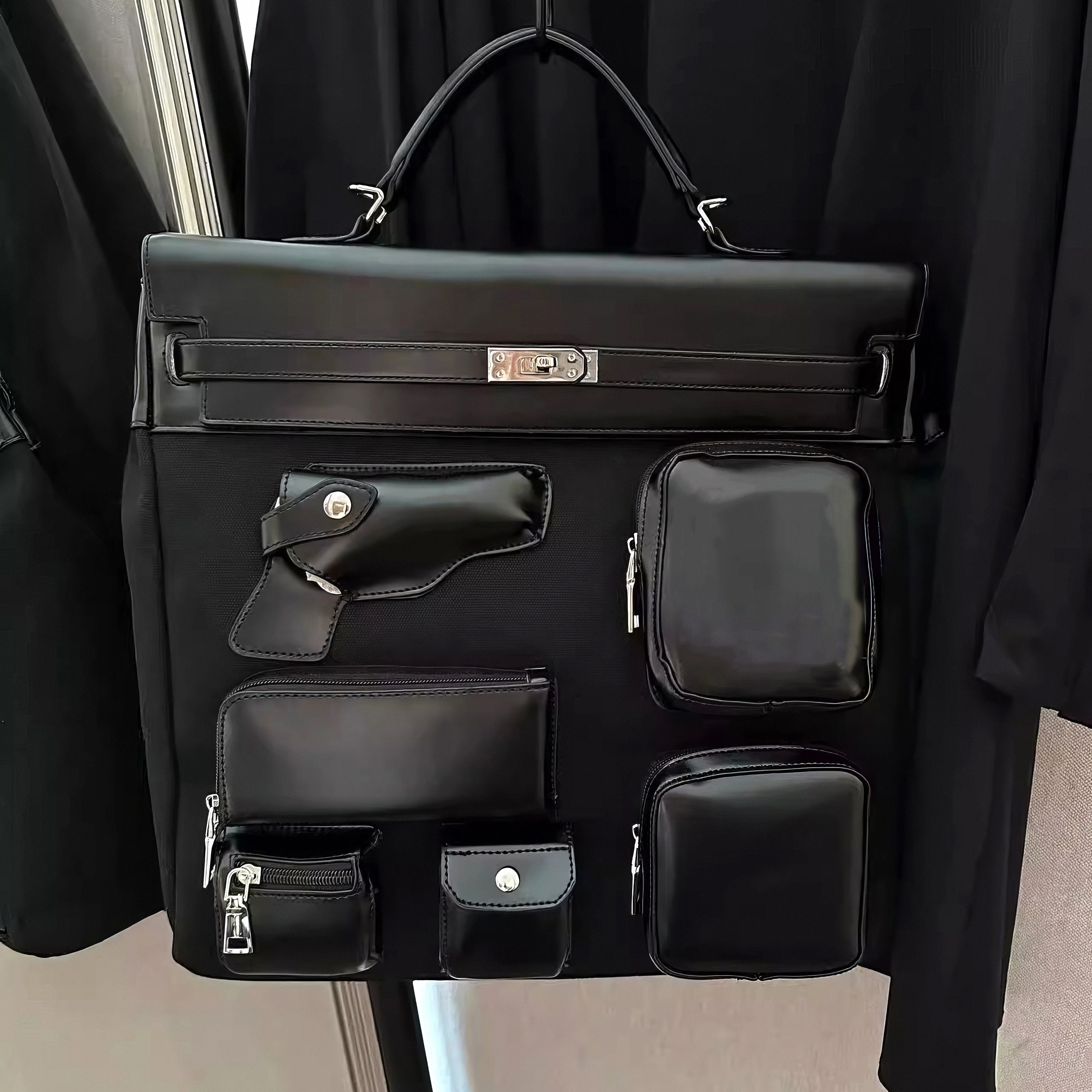 Punk Backpack, Unisex Cool Backpack, Leather Y2k Backpacks, Punk ...