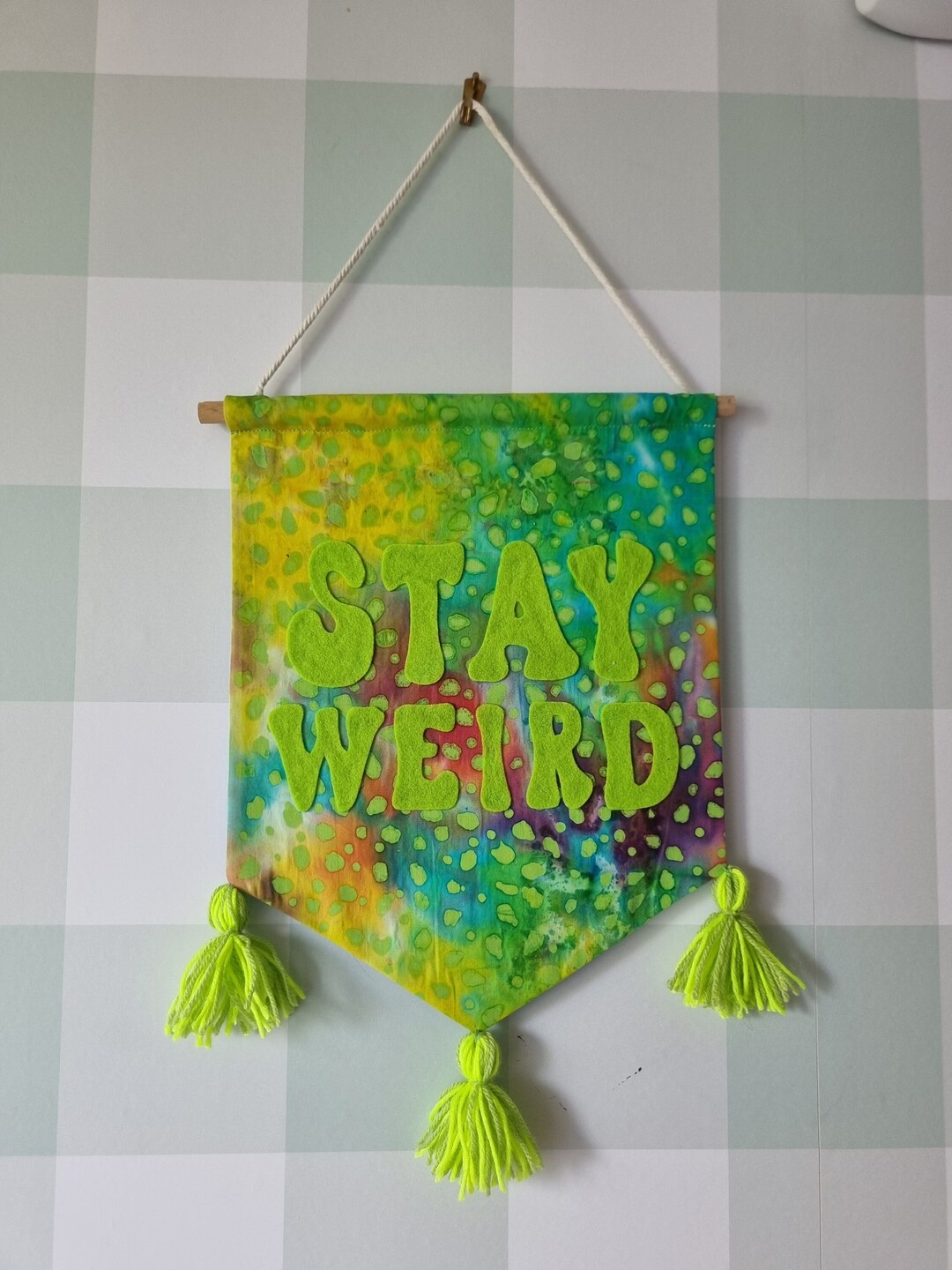 Kids Room Wall Decor Banner Fabric Art Quote - Etsy