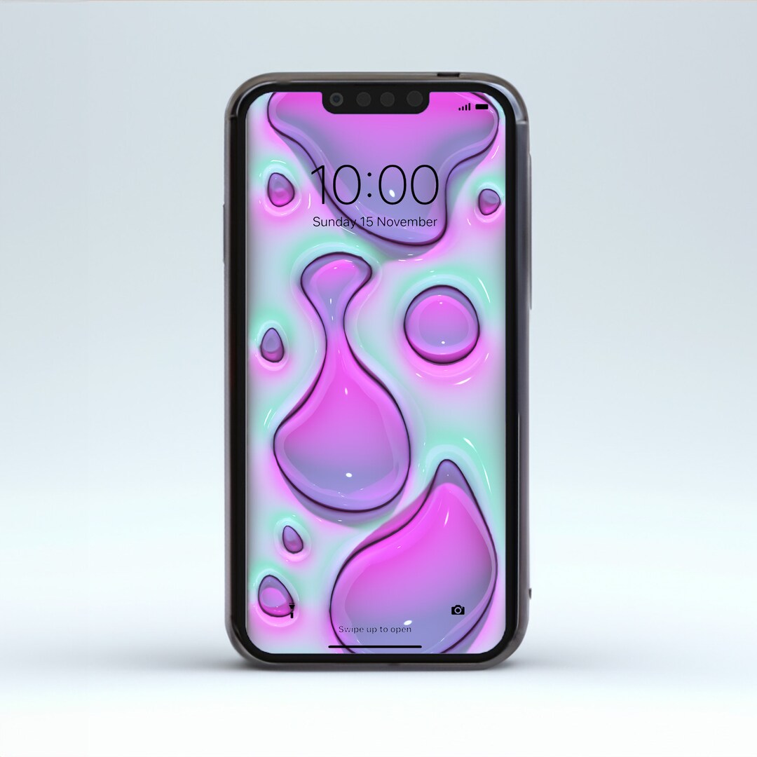 3D Lava Lamp Phone Background Digital Download, Abstract Phone ...