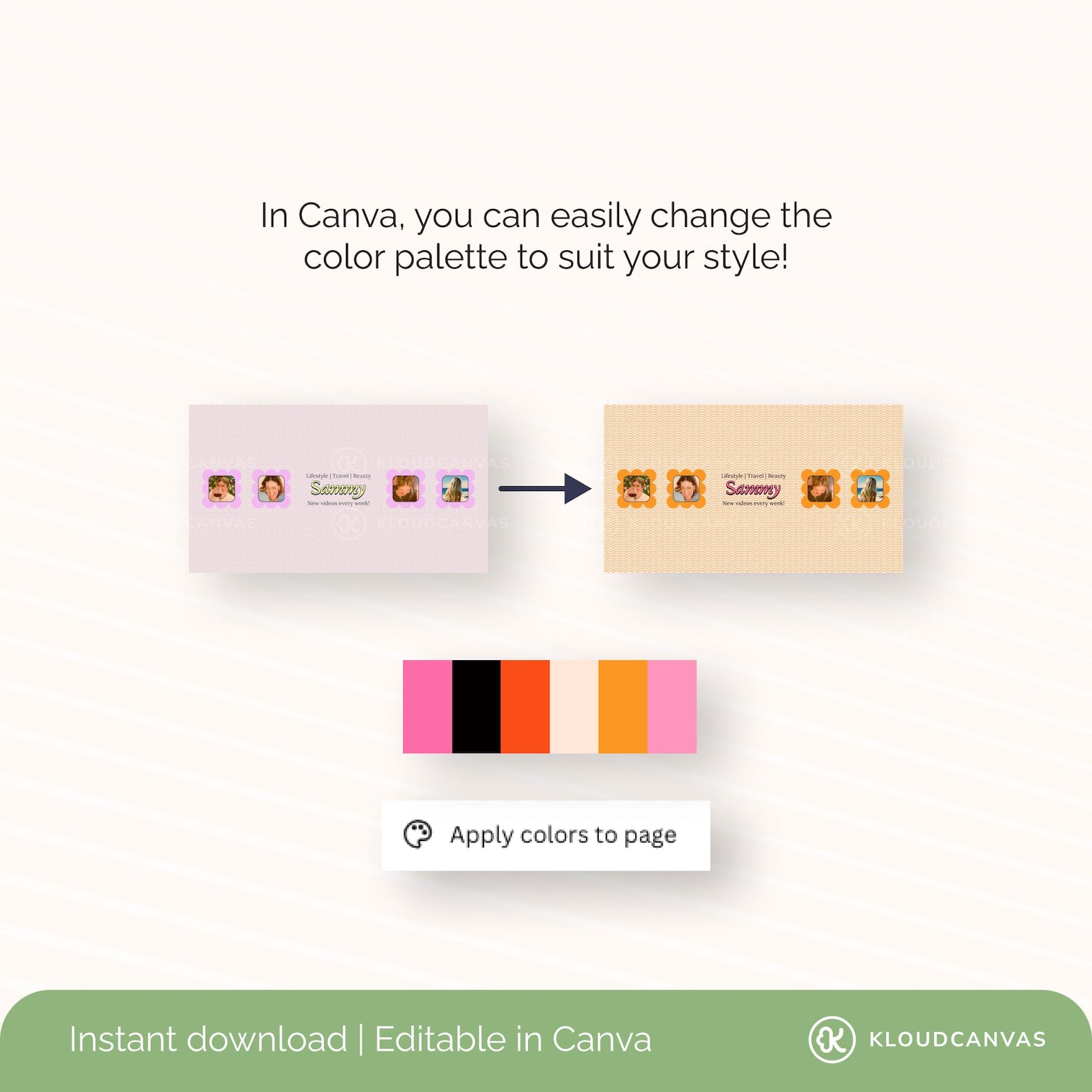 Youtube Banner Template, Trendy Aesthetic YT Channel Banner Art ...