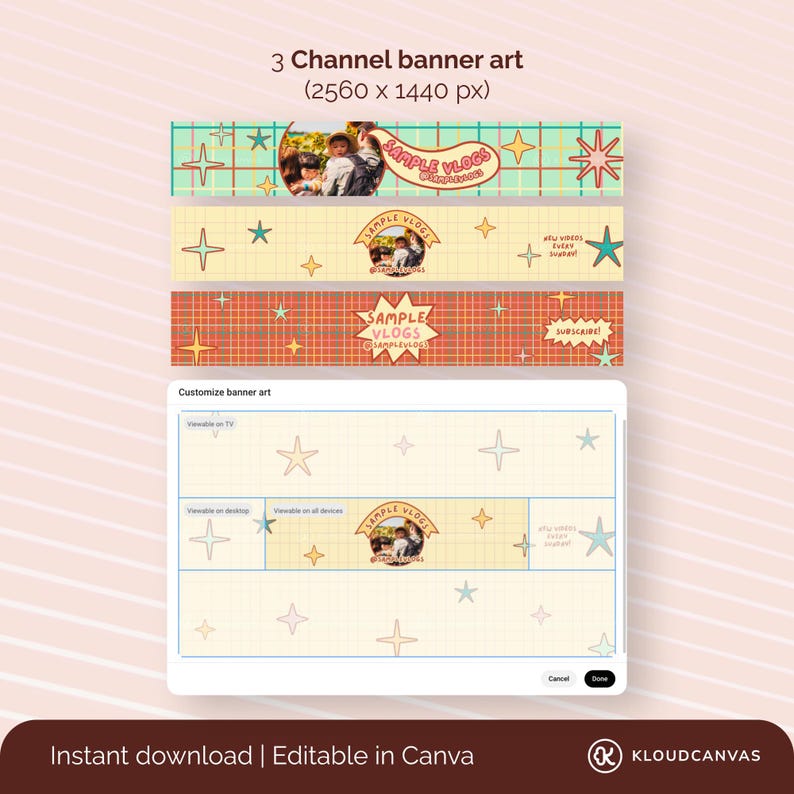 Youtube Branding Kit Colorful, Brand Kit for Content Creator, Lifestyle ...