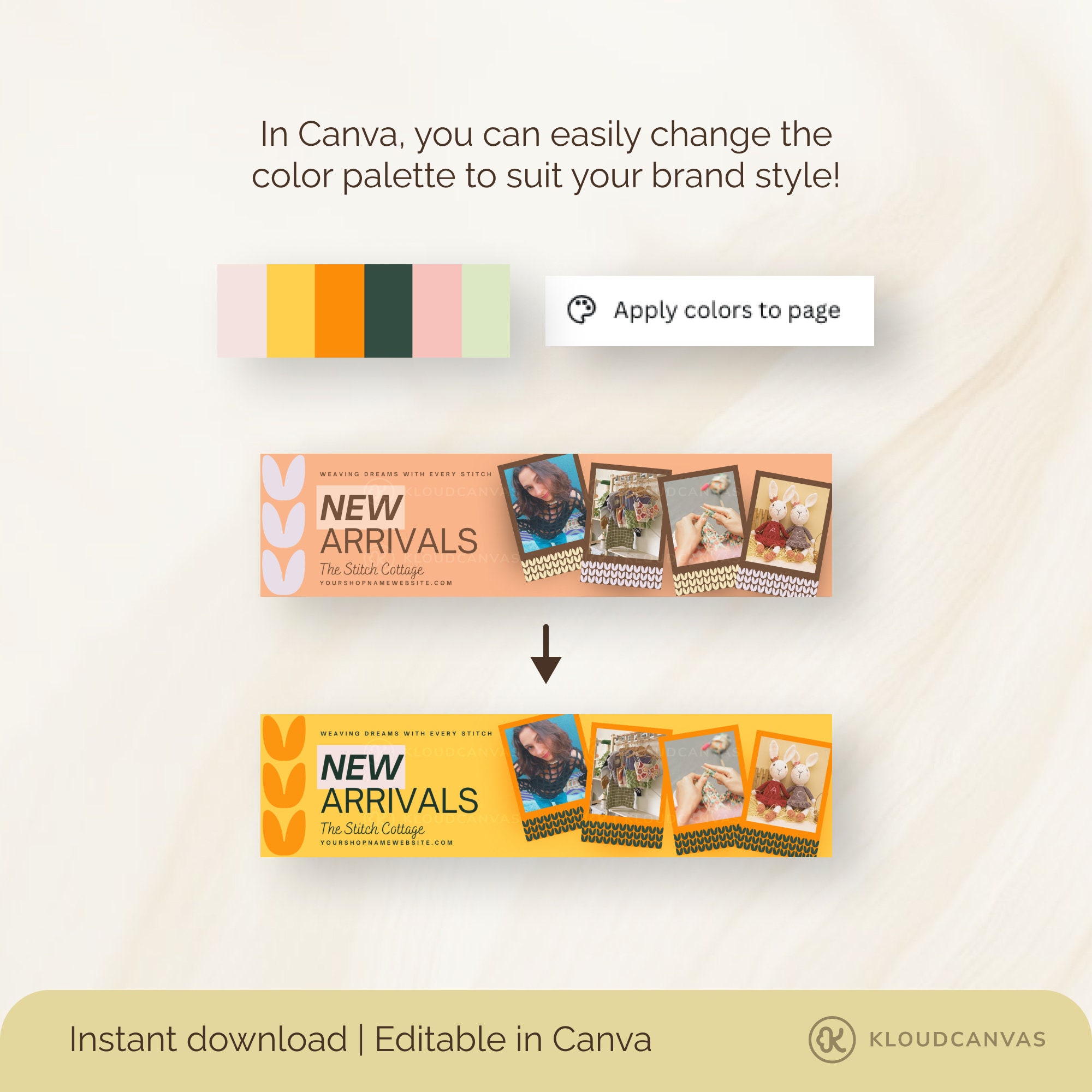 Etsy Shop Kit, Esty Banner Template, Store Listing Mockup, Seller ...
