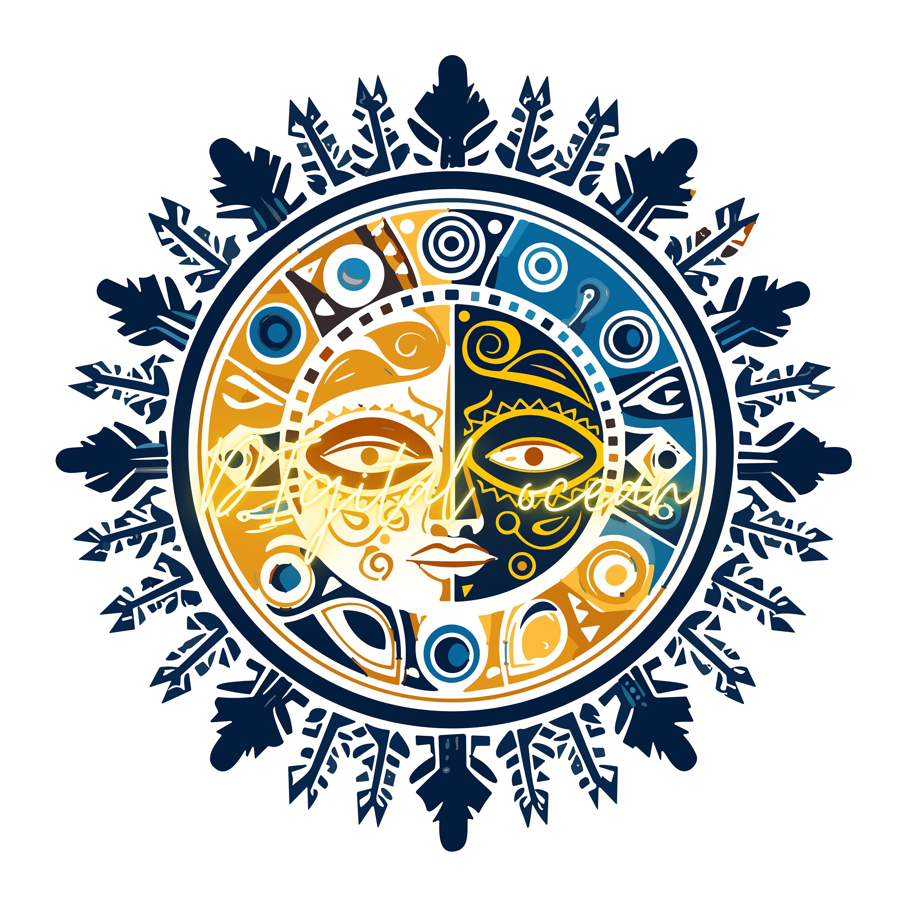 Sun Face SVG Png Eps Commercial Use Clipart Vector Graphics - Etsy