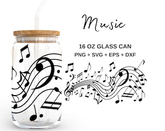Teachers Glass Can Wrap 16oz Glass Can Svg, Libbey Glass Can Wrap, Svg ...