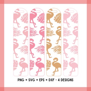 Bookmark SVG - Bookmark Template SVG, Flamingo SVG, Flamingo Bookmark ...