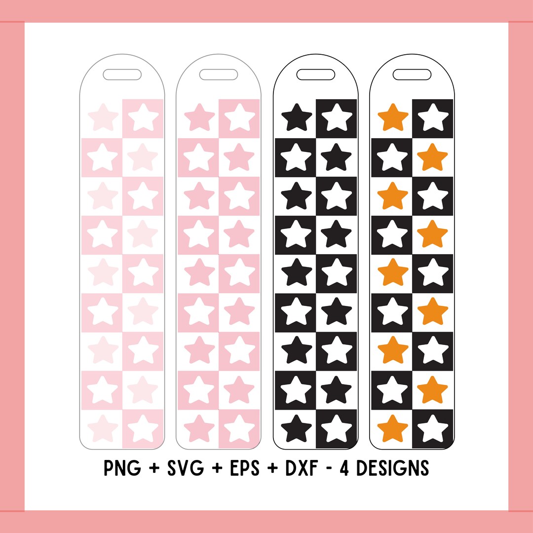 Bookmark SVG - Bookmark Template SVG, Stars SVG, Stars Boomark Svg ...